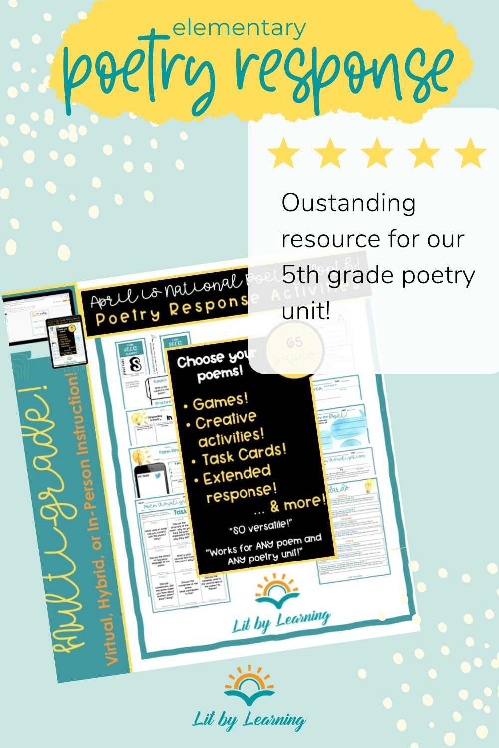 3 engaging poetry prompts for elementary poets