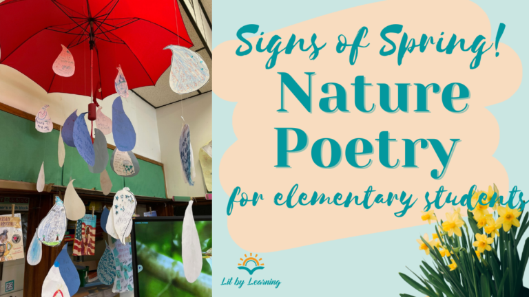 Signs of spring: nature poetry for kids!