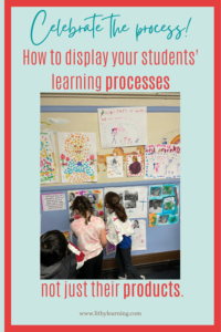 How do I feature process over product in my bulletin board?
