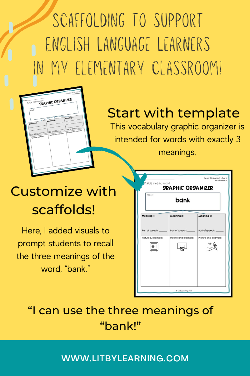 How do I imbed language scaffolding strategies for ELL's?